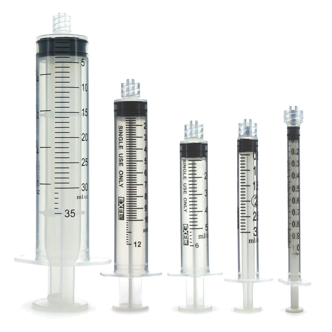 Exel Syringes without Needles