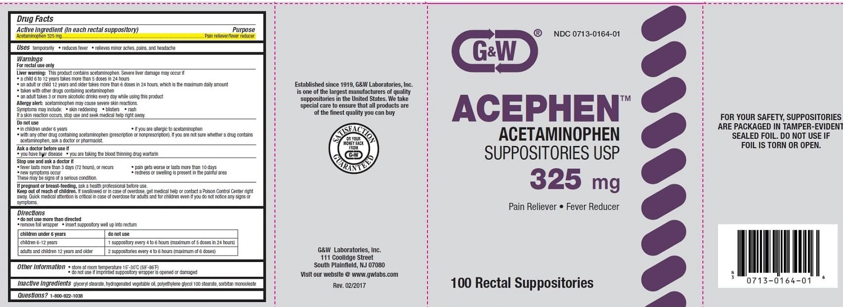 rectal suppository tylenol