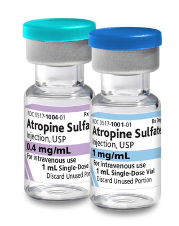 Atropine Sulfate 0.4 mg/mL 1 mL Single-Dose Vial