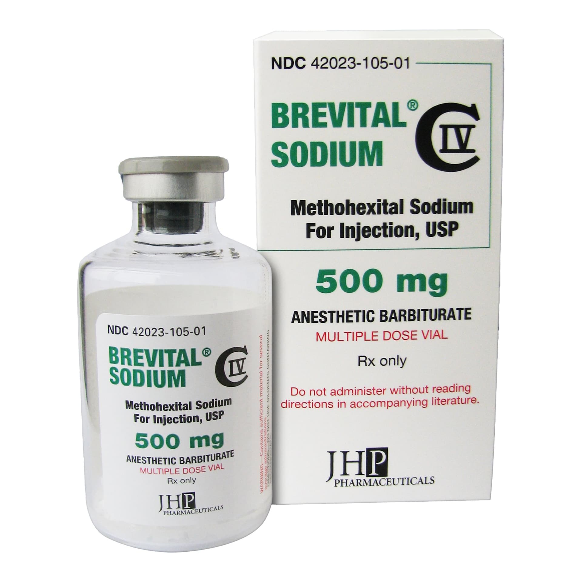 Brevital Sodium 500 mg Multiple-Dose Vial, Class 4