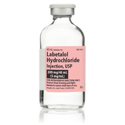 Labetalol HCl 5 mg/mL 20 mL Multiple-Dose Vial