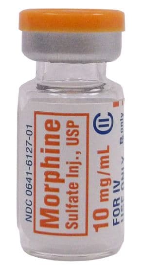 morphine injection palliative