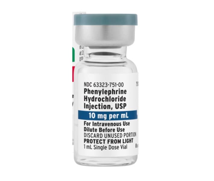 Phenylephrine HCl 10 mg/mL 1 mL Single-Dose Vial