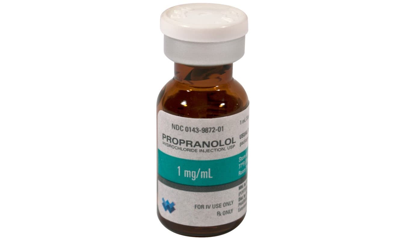 Propranolol HCl 1 mg/mL 1 mL Single-Dose Vial 10/box