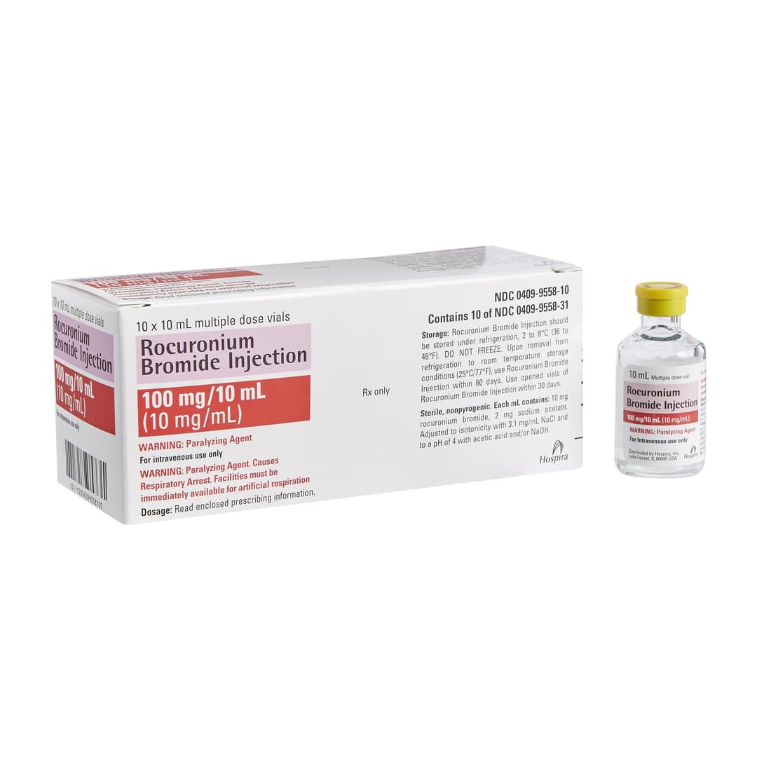 Rocuronium Bromide 10 mg/mL 10 mL Multiple-Dose Vial